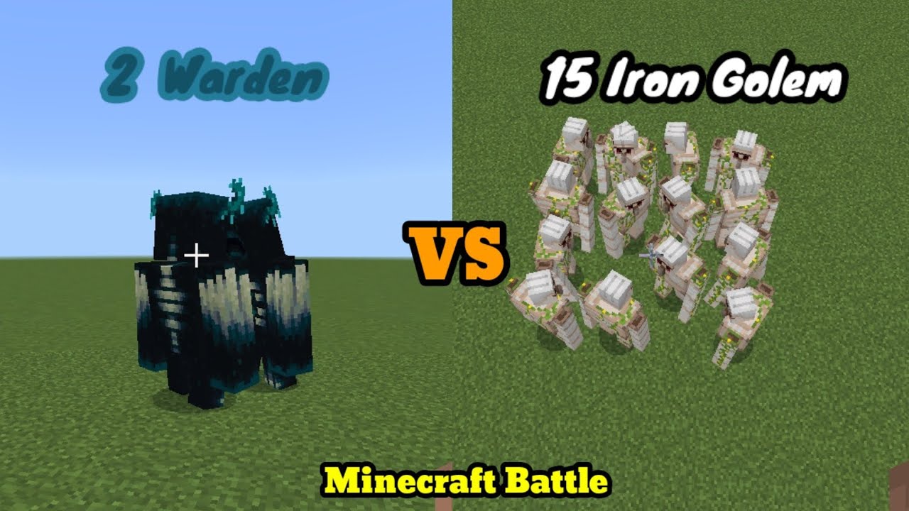Minecraft Battle : 15 Iron Golem Vs 2 Warden Realtime YouTube Live View Counter 🔥 — Livecounts.io