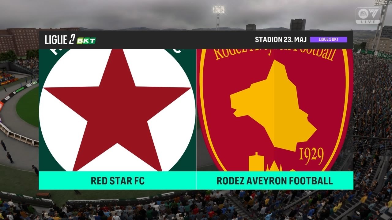 FC 25 | Red Star vs Rodez ⚽ Ligue 2 BKT ⚽ - YouTube