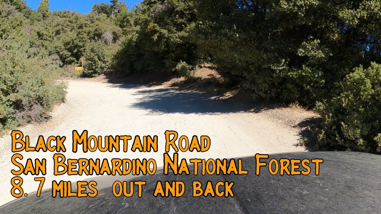 Black Mountain Road San Bernardino national forest - YouTube