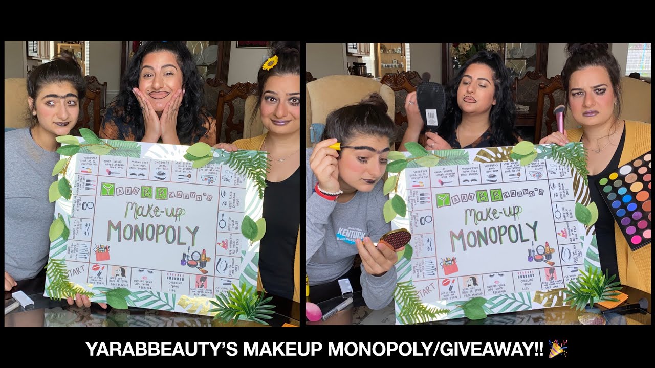 YARABBEAUTY'S MAKEUP MONOPOLY/GIVEAWAY!! - YouTube