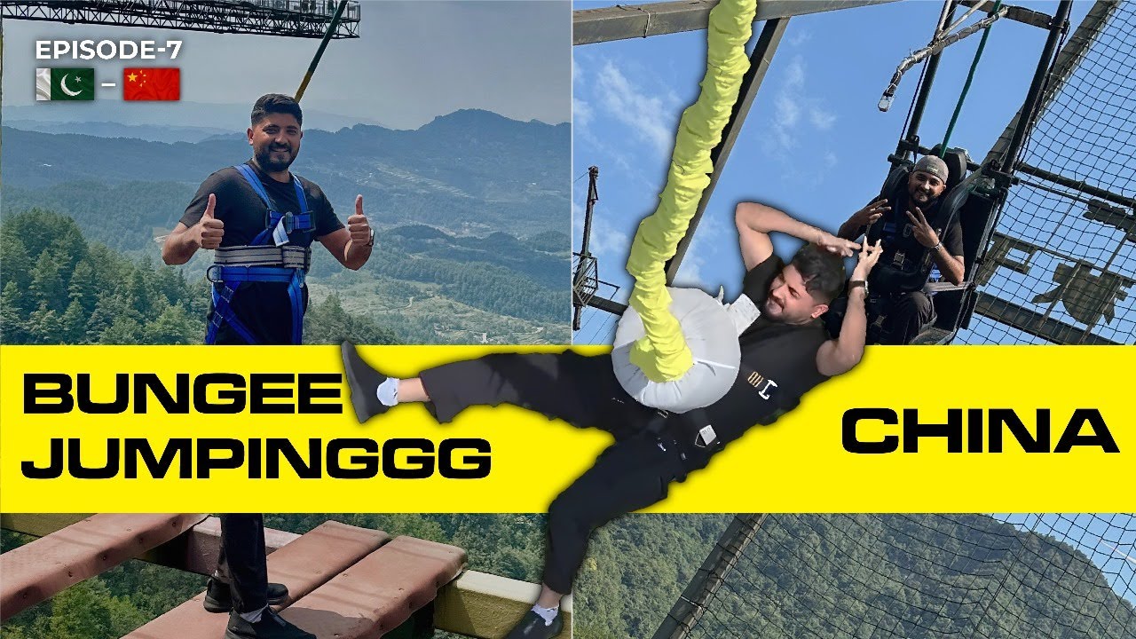 Living on the Edge I Thrilling Bungee Jump in Dream Ordovician Park I ...