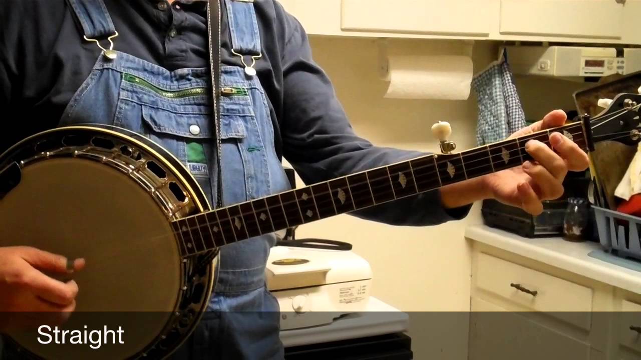 Syncopation/Swing Demonstration For Bluegrass Banjo - YouTube