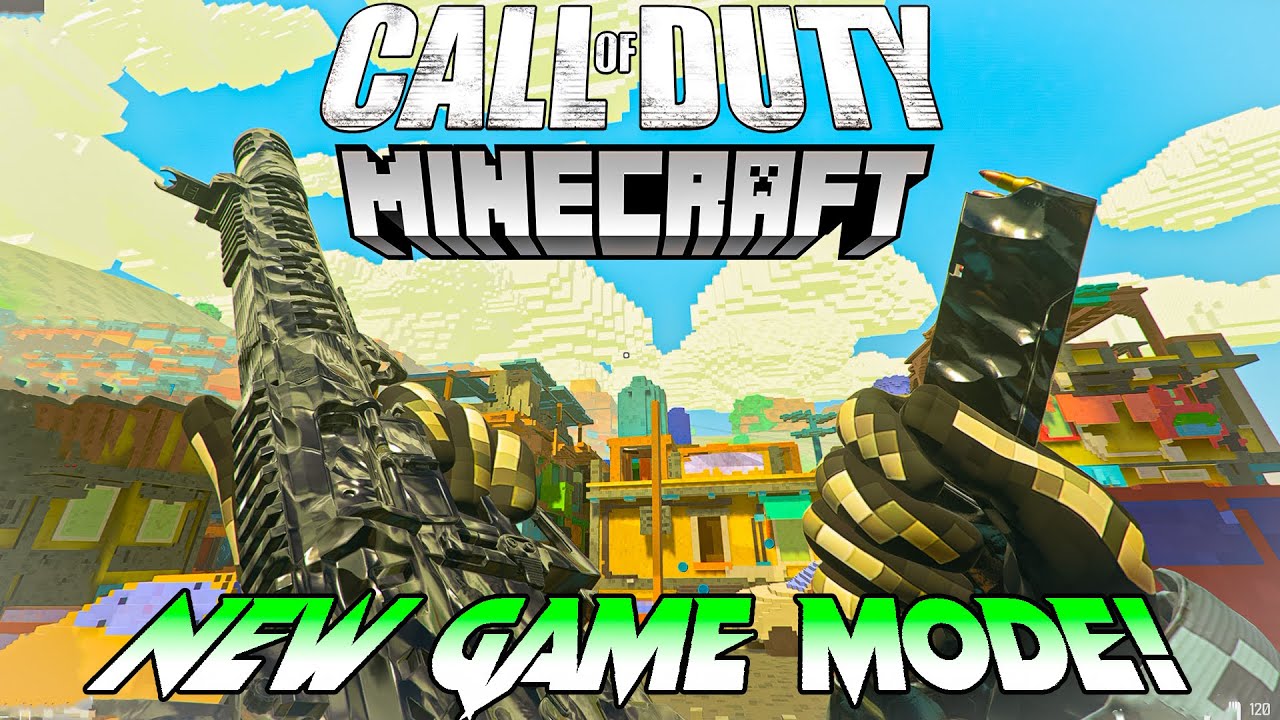 COD MEETS MINECRAFT and it is HECTIC - MW3 Bit Party Mode - YouTube