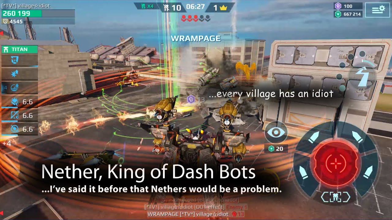 Nether, King of Dash Bots - YouTube