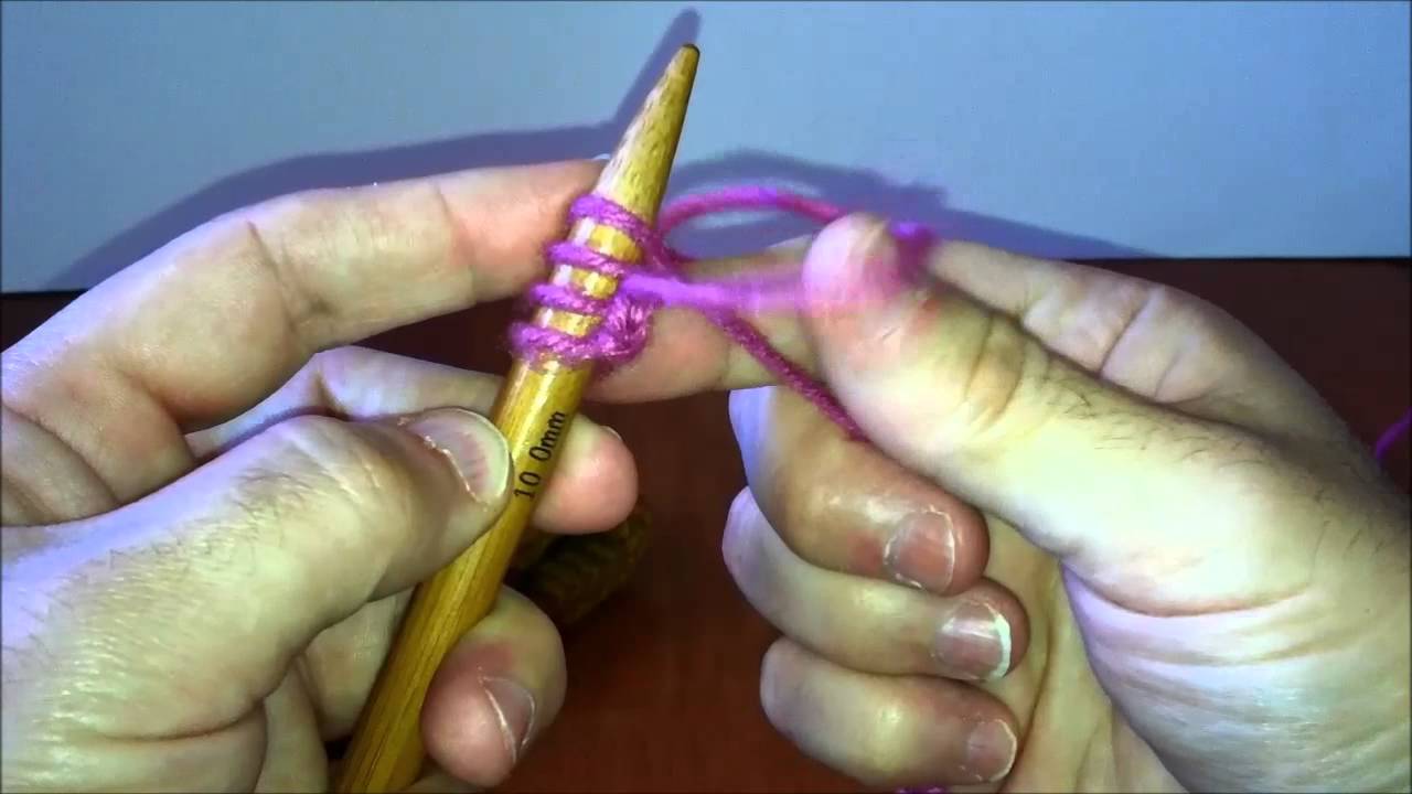 Estonian Cast On (Double Start, Latvian) Left Handed - YouTube