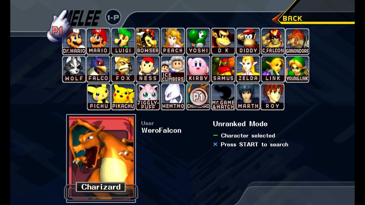 Charizard en Super Smash Bros Melee 😲😲😲😲😲 - YouTube