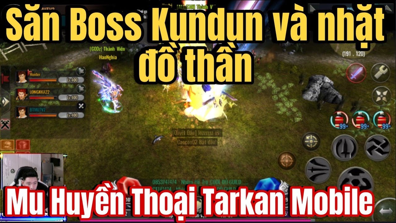 Mu Huyền Thoại Tarkan | Săn Boss Kundun và nhặt đồ thần - YouTube
