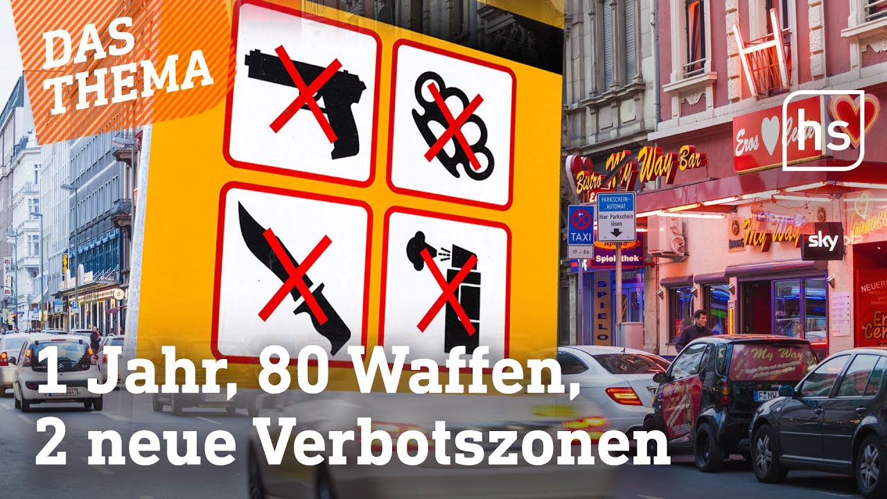 Bilanz: Was hat die Waffenverbotszone im Bahnhofsviertel Frankfurt ...