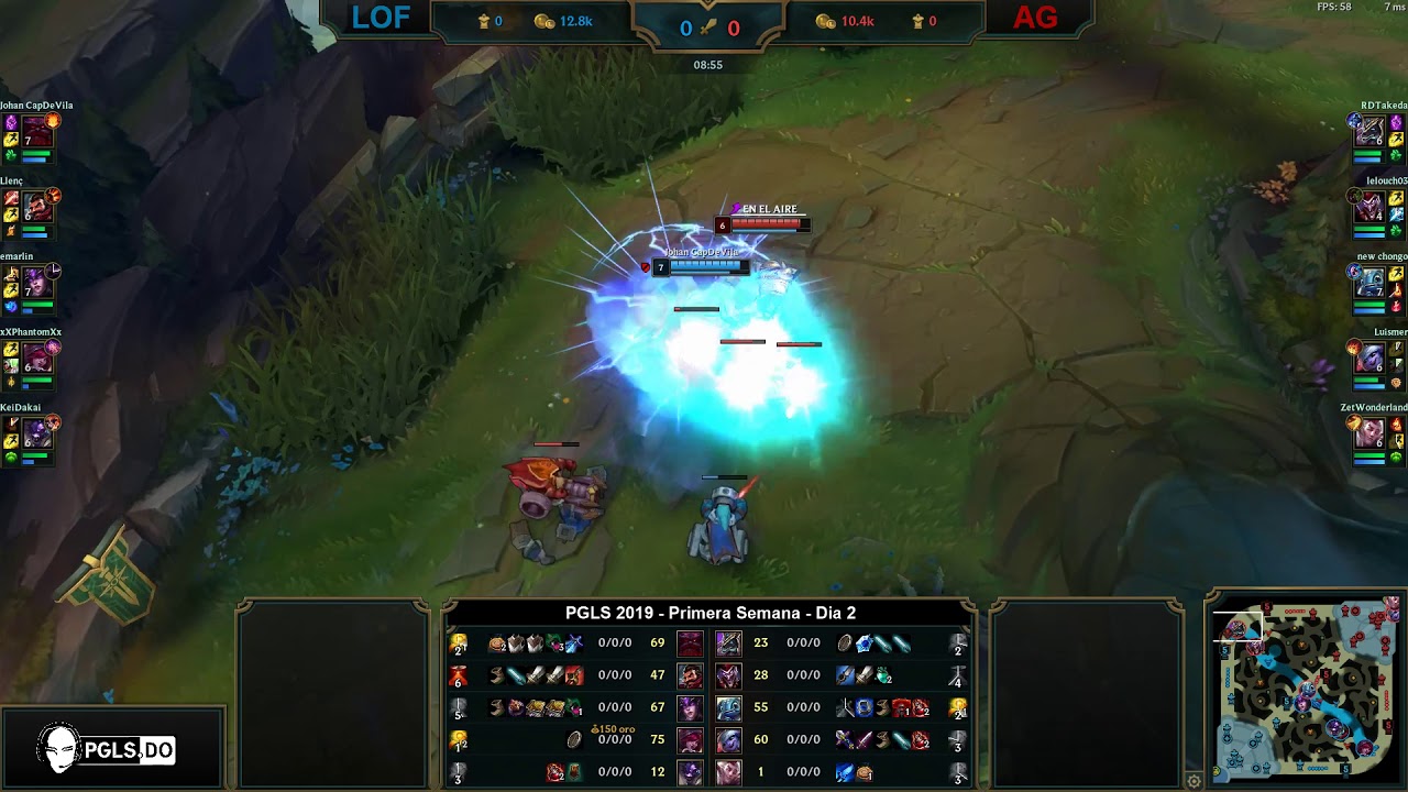 PGLS Spring Clash 2019 League of Frogs Vs Agent Gaming RD - YouTube