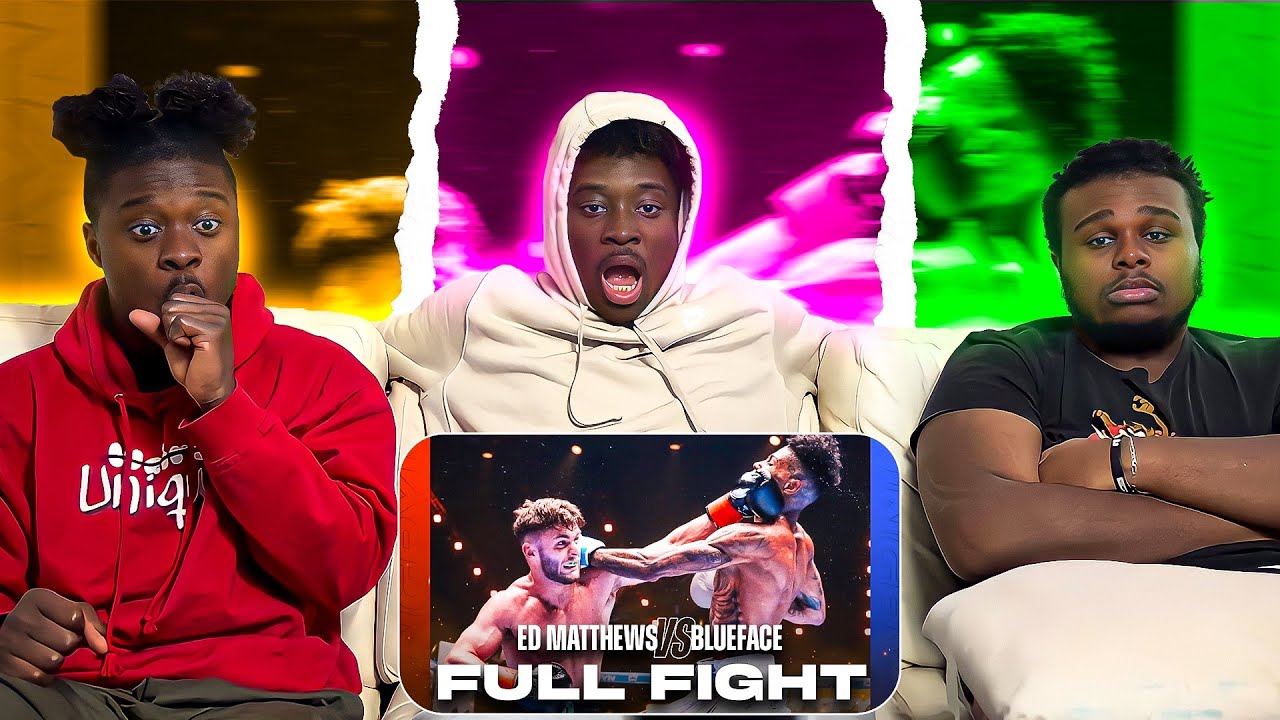 Ed Matthews vs Blueface FULL FIGHT Reaction! - YouTube