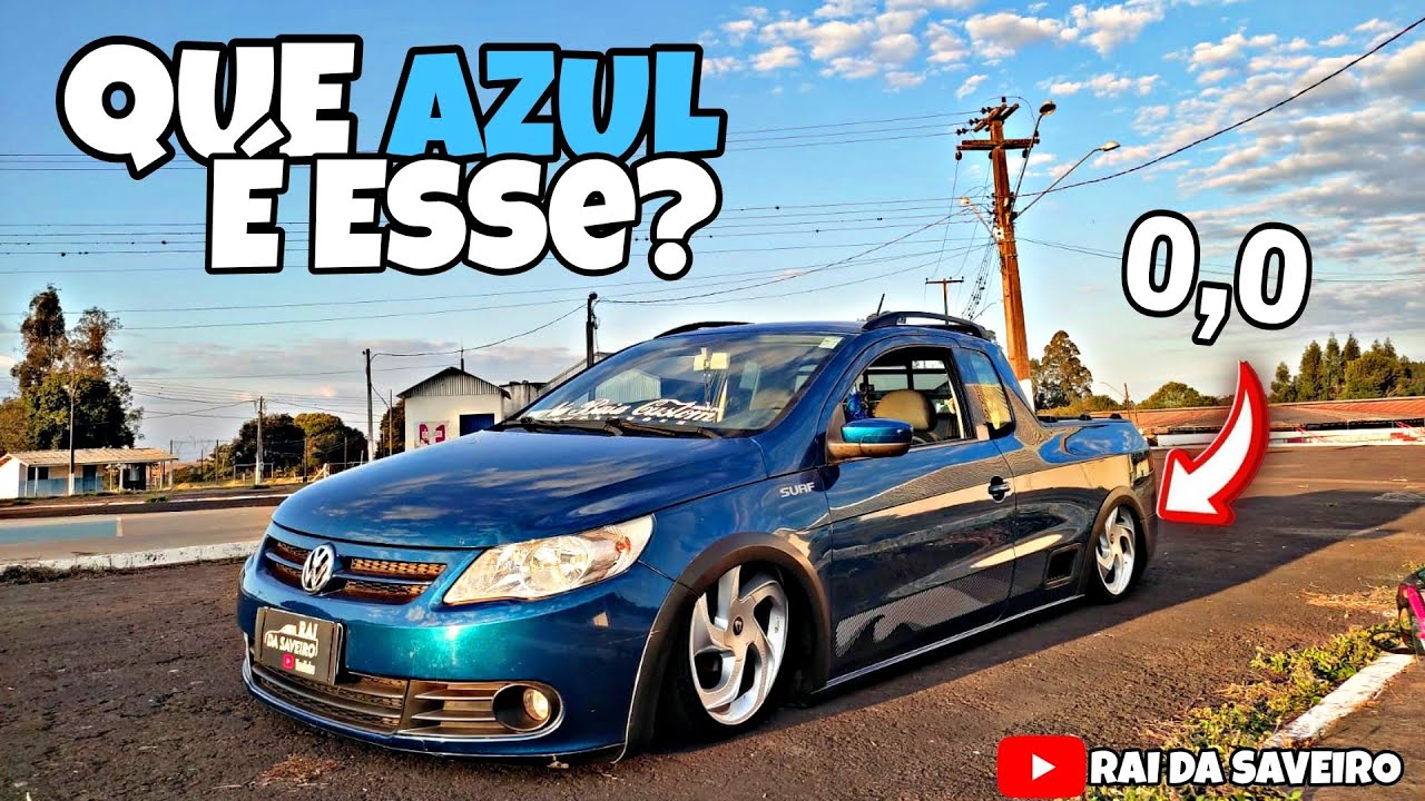 ENCANTEI COM A COR DESTA SAVEIRO G5!!! - YouTube