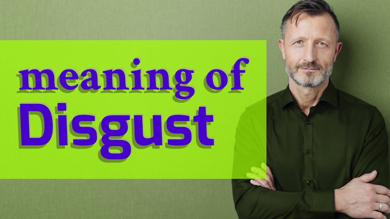 Disgust Definition Of Disgust YouTube