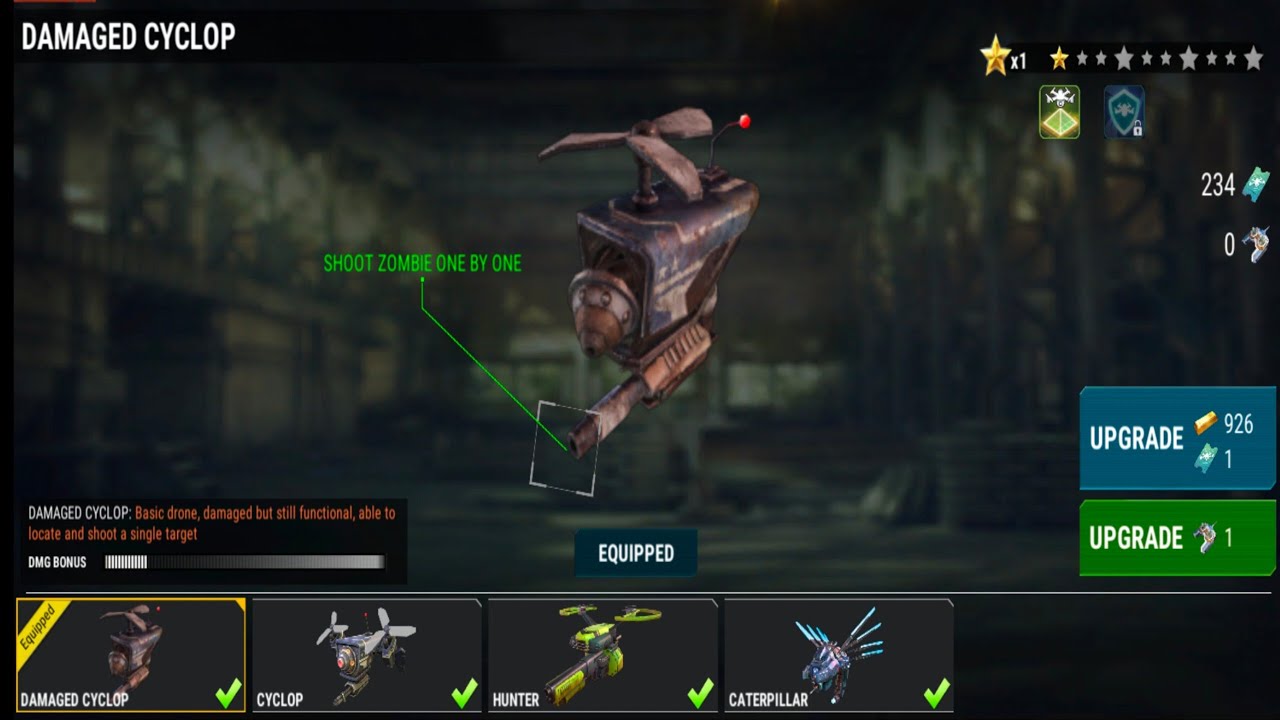 Dead Target New Drone Damaged Cyclop Unlocked - YouTube