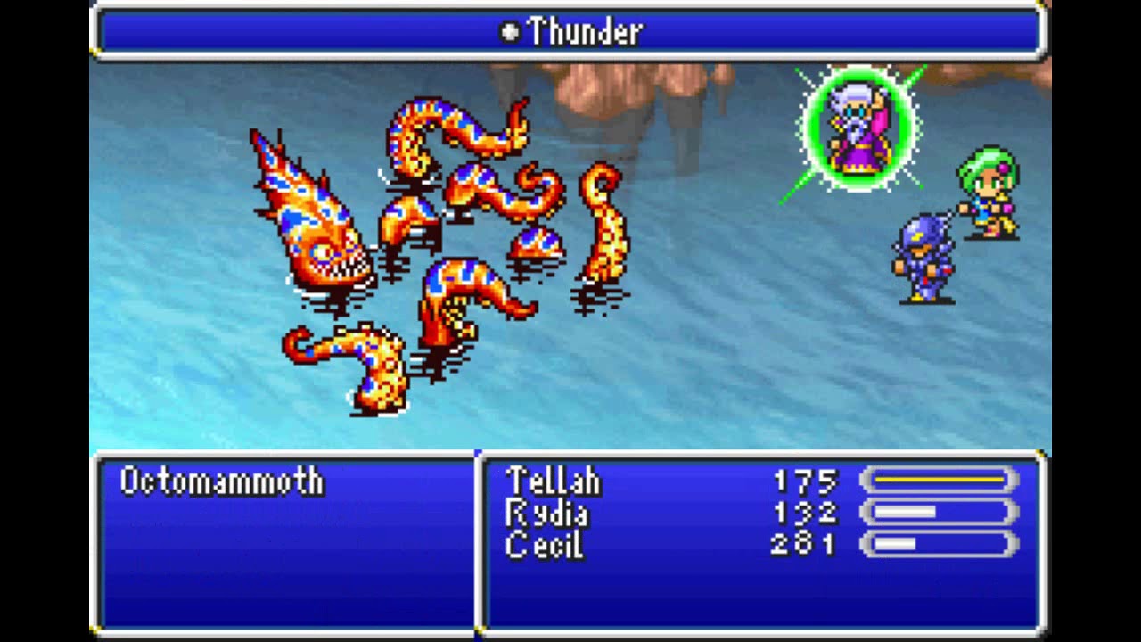 Final Fantasy IV Advance - Part 9 - Boss: Octomammoth - YouTube