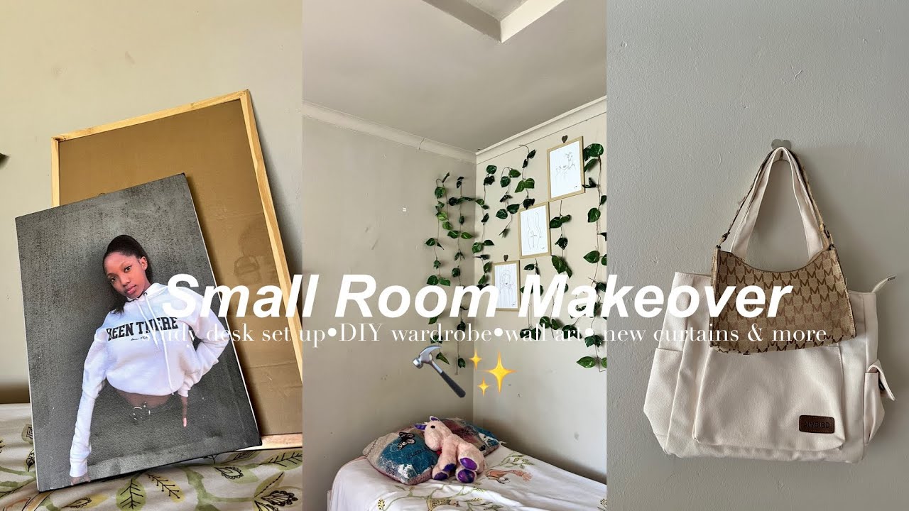 SMALL ROOM TRANSFORMATION |Vlog 🪴🖼️ - YouTube