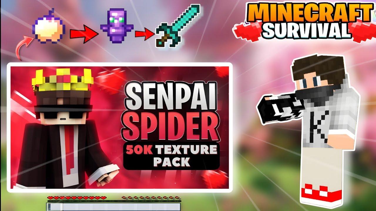 SenpaiSpider 50k Texture Pack Release! | SenpaiSpider 50K Texture Pack ...