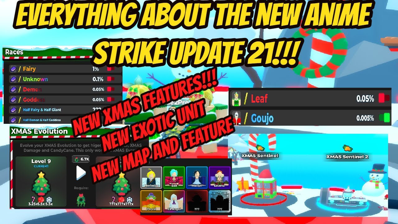 Everything about the new Anime Strike Update 21!!! - New Xmas Features ...