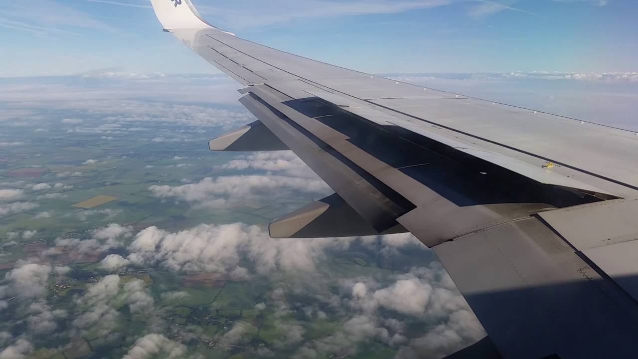 Volo aereo Roma Londra - YouTube