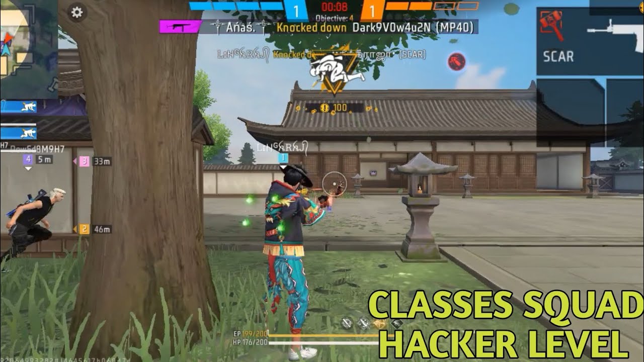 CLASSES SQUAD UNSTABLE 😱 | Mobile Gameplay PC Player | Free Fire 🔥 ...