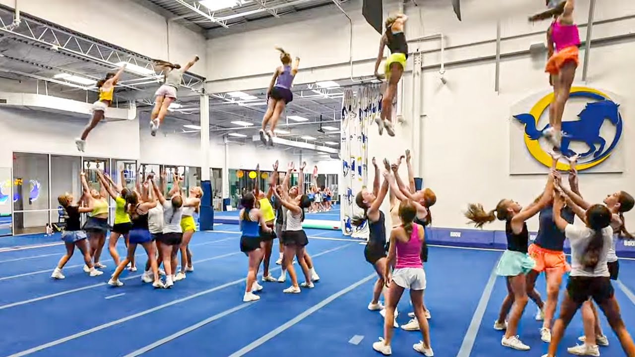 IRL STREAM - CHARGERS PRACTICE! *HIT YOUR STUNT!* - YouTube