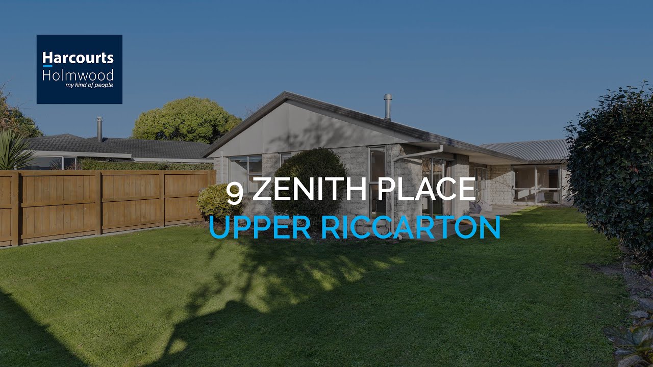 FOR SALE 9 Zenith Place, Upper Riccarton Reubyn Bisschops Harcourts ...