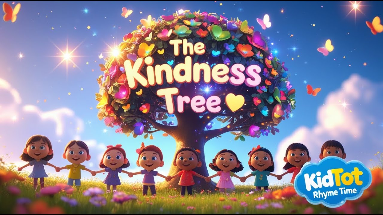 Be Kind Every Day! 🌼 The Kindness Tree Song for Kids | KidTot Rhyme ...