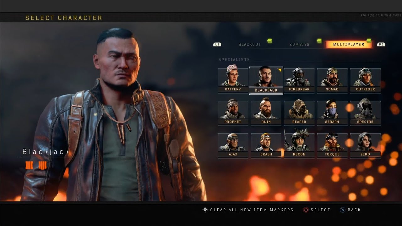 Black Ops 4 New Blackjack and Sarah Hall Blackout Character Showcase ...