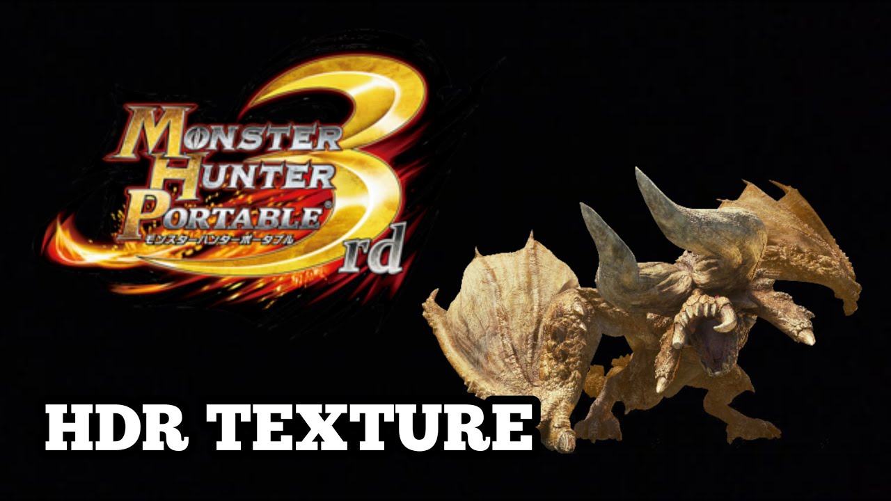 Monster Hunter Portable 3rd(MHP3rd): Diablos HDR Texture Pack - YouTube