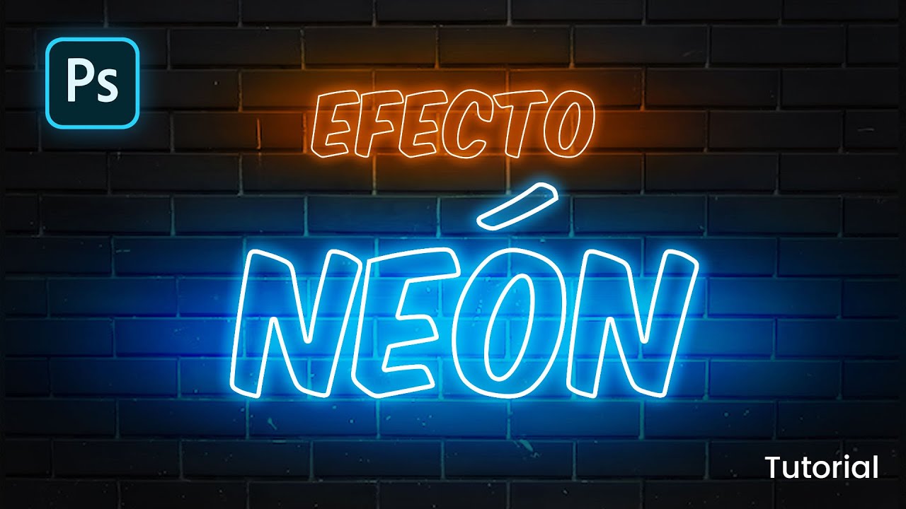 EFECTO NEON PHOTOSHOP TUTORIAL - YouTube