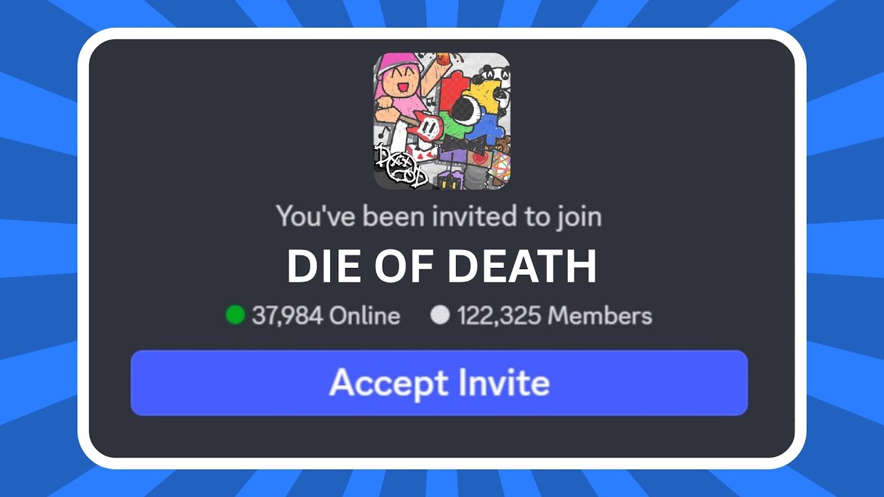 How to Join DIE OF DEATH Discord Server - YouTube