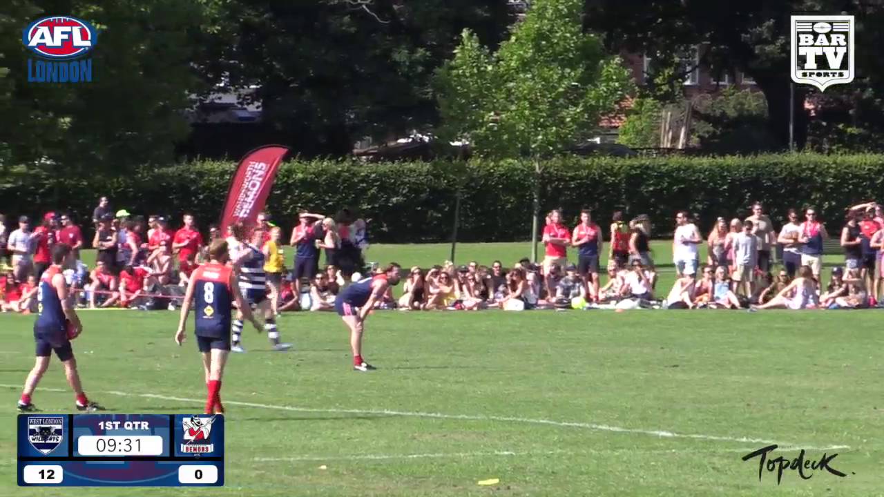 2016 AFL London Premiership Division - West London Wildcats V ...