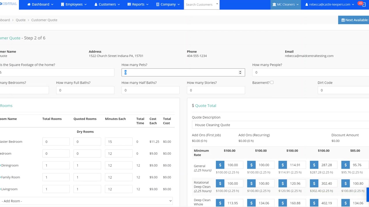 MC Sales How to create a new quote and save it - YouTube
