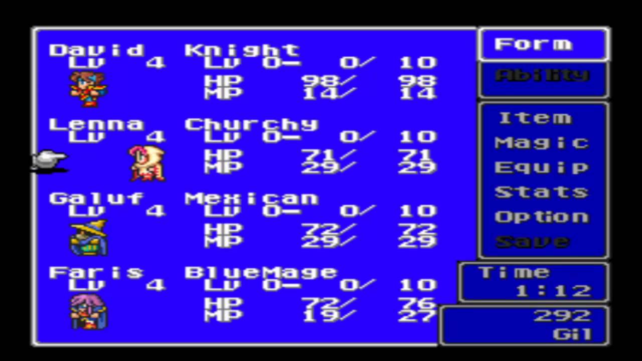 Jouons à FF5 Tzepish Hack épisode 5 - YouTube