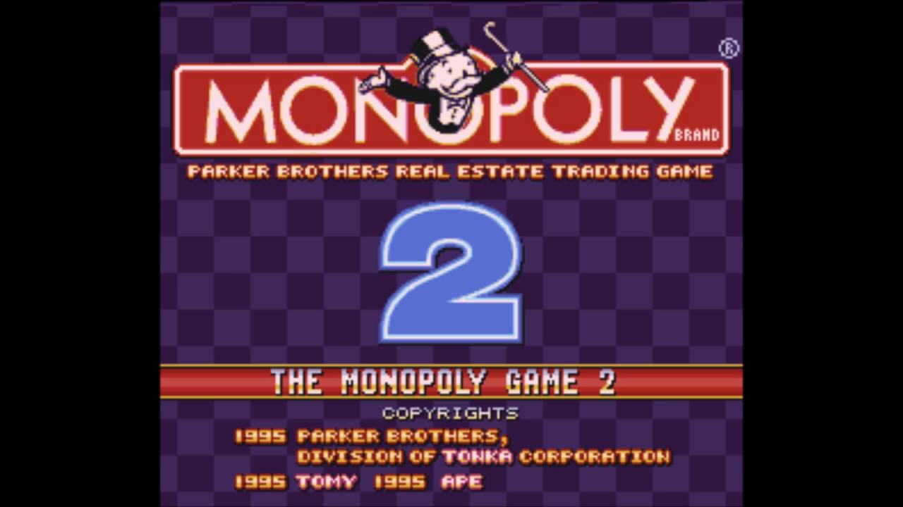 [SNES] Monopoly 2 - Menu - YouTube
