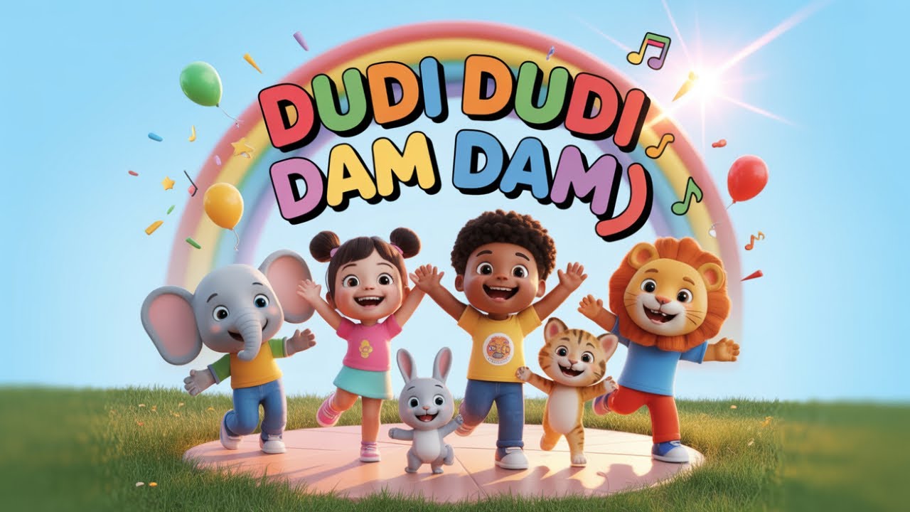 **"Dudi Dudi Dam Dam 🎶 | Fun Dance Song for Kids | Clap, Jump & Spin ...