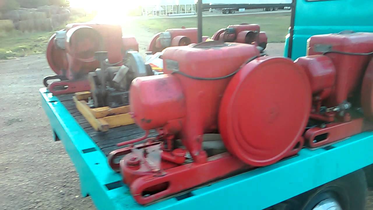 IH L-120 with Maytag and LB stationary engines - YouTube