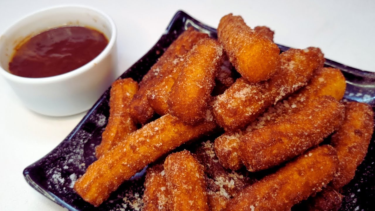Easy Churros Recipe | From Spain to India, Churros in Indian plate # ...