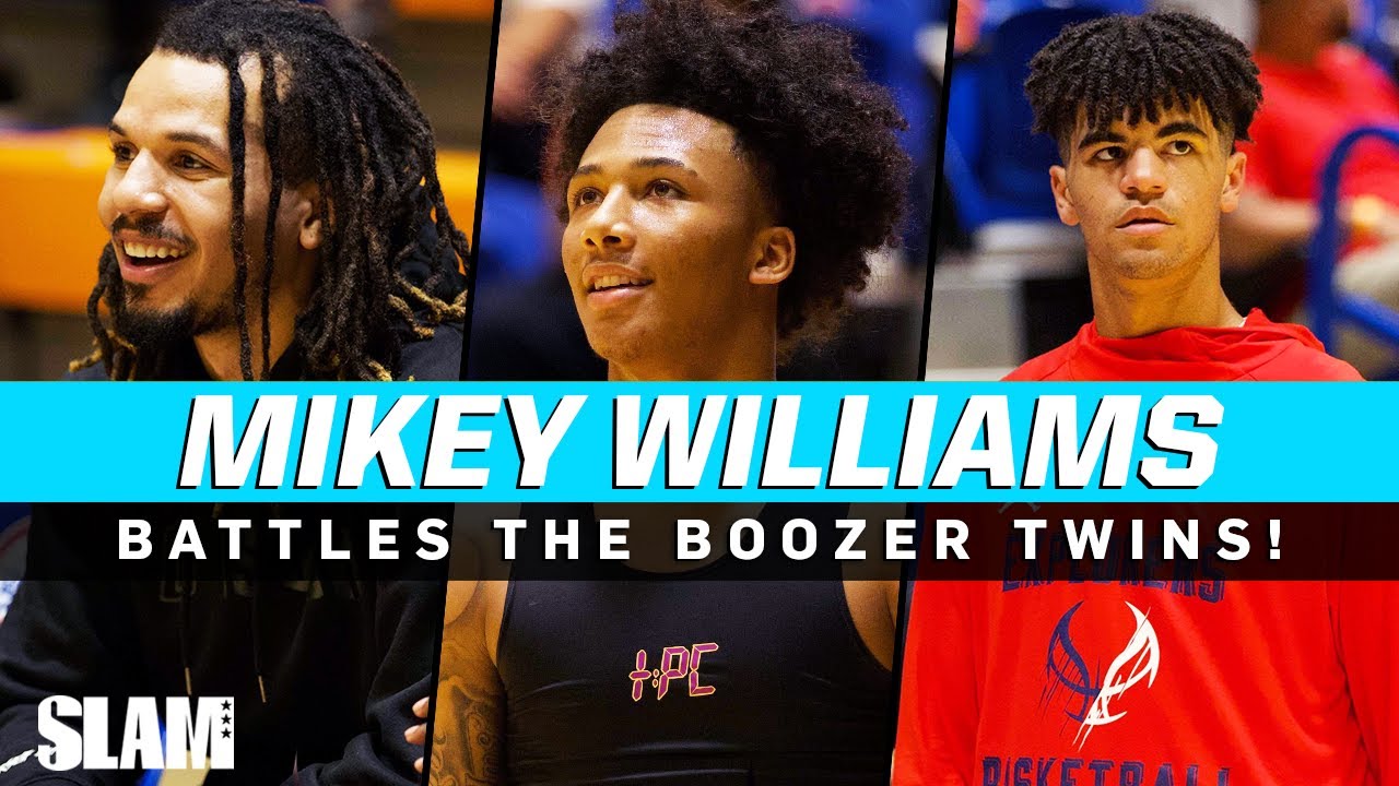 Mikey Williams 🆚 The Boozer Twins, and Cole Anthony Pulled Up! 🤩 - YouTube