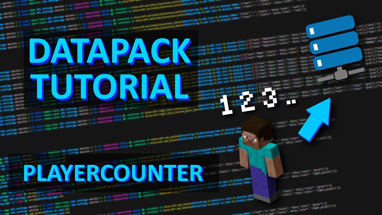 GANZ EINFACH!!🧍Spieler auf einem Server zählen | Loftcreator | Datapack Tutorial #2 - YouTube