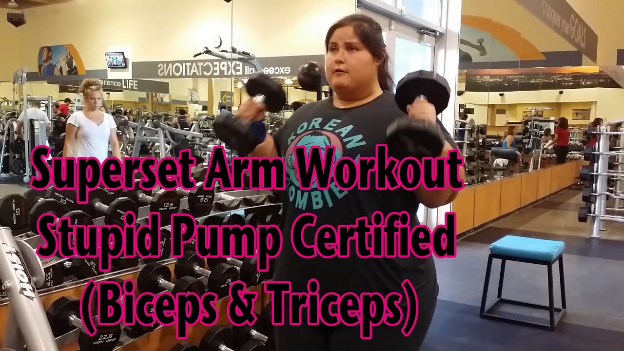 Superset Arm Workout (Stupid Pump Certified) (Biceps & Triceps) - YouTube