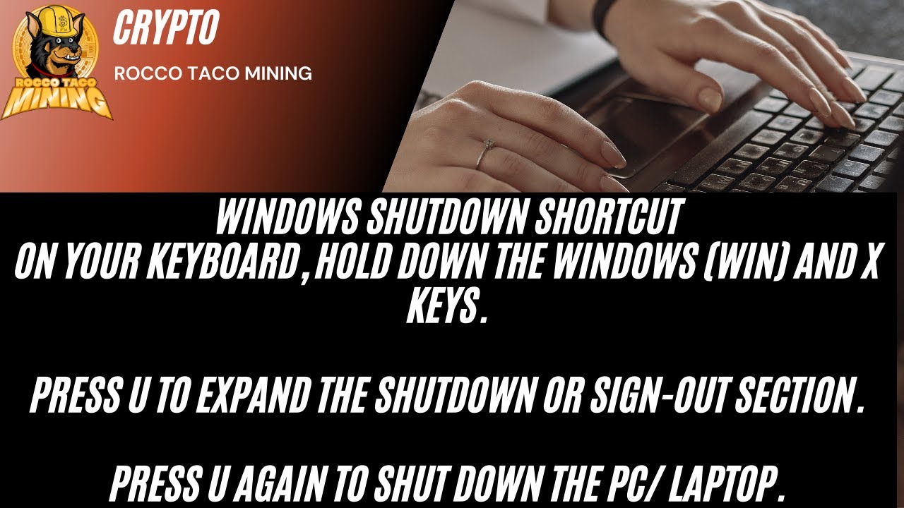 Mastering Efficiency: Quick Keyboard Keystrokes to Shutdown Your Windows PC - YouTube