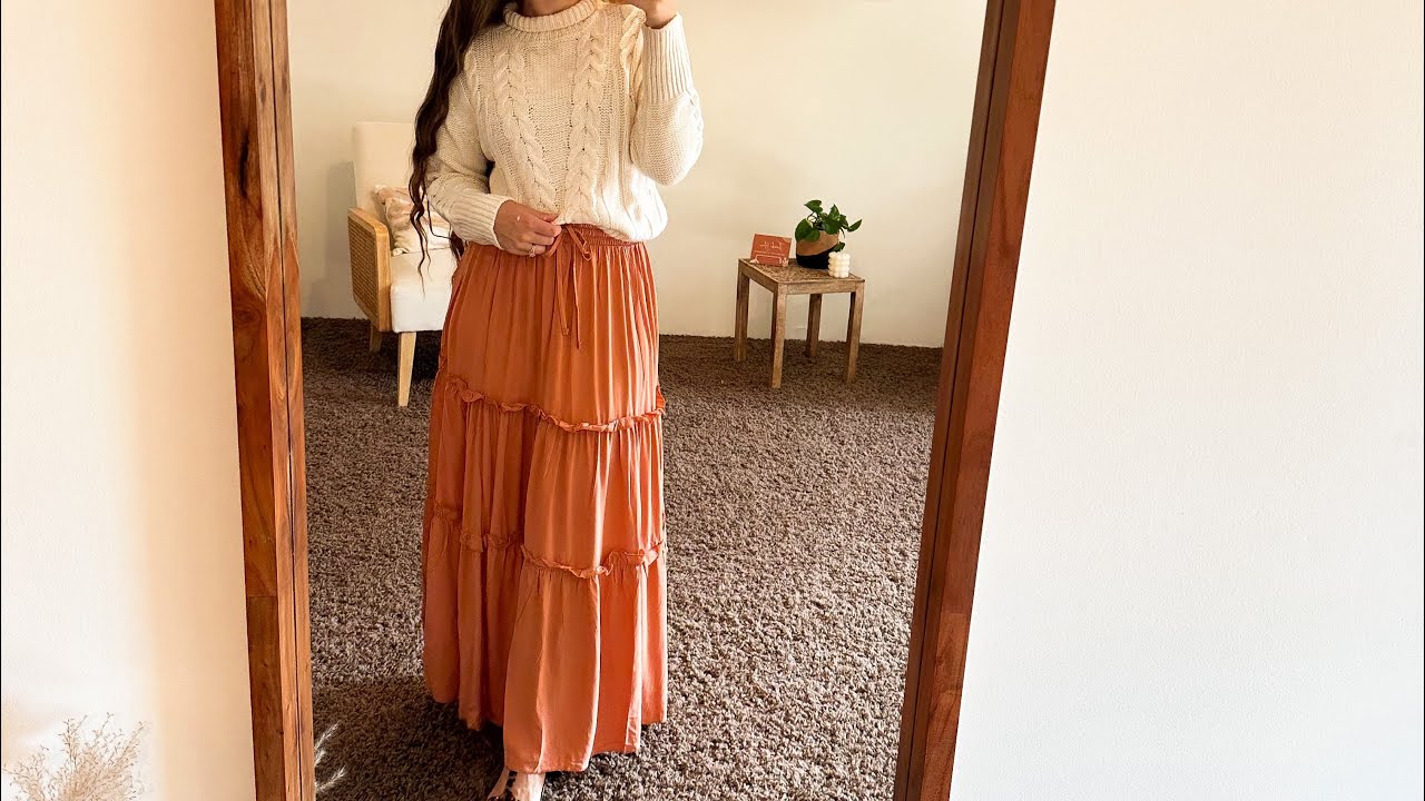 Jane Ruffle Maxi in Butter Orange - YouTube