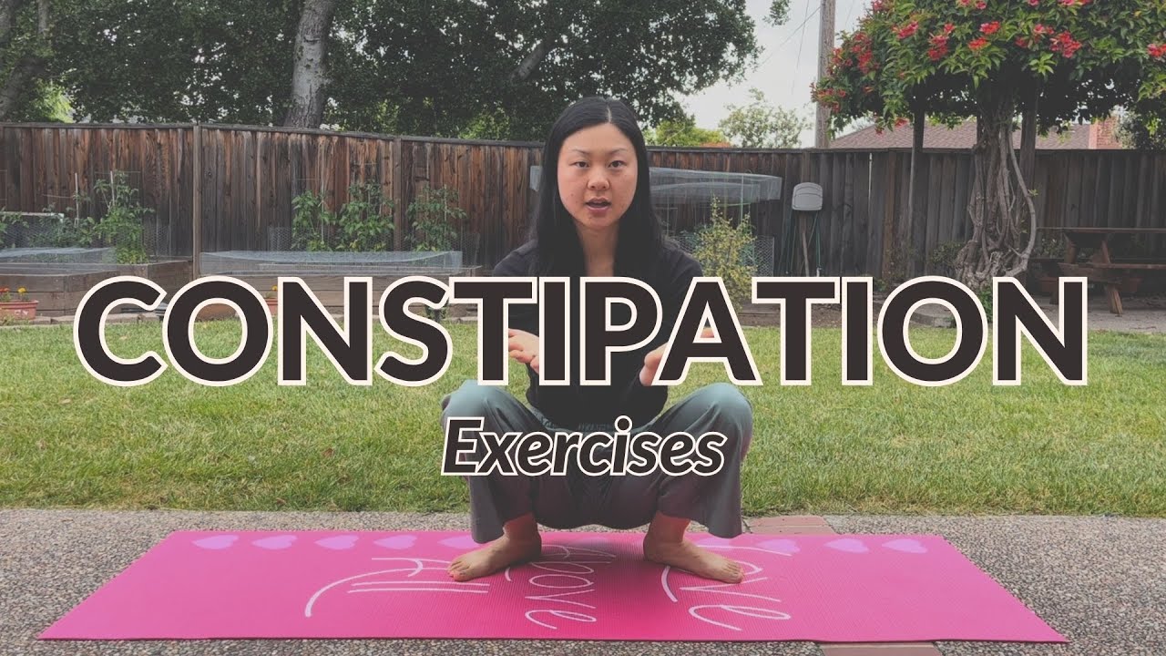 3 Exercises for Constipation and Tight Pelvic Floor - YouTube