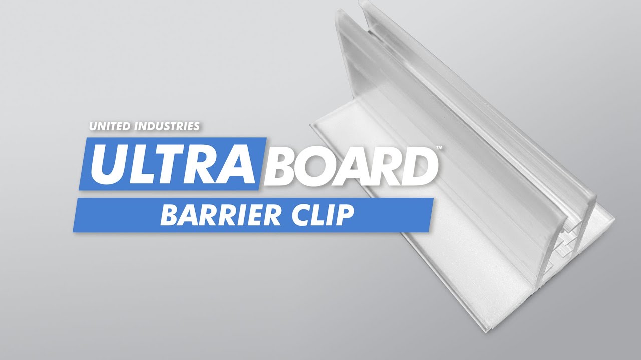 UltraBoard Barriers™ - How to Install Barrier Clips - YouTube