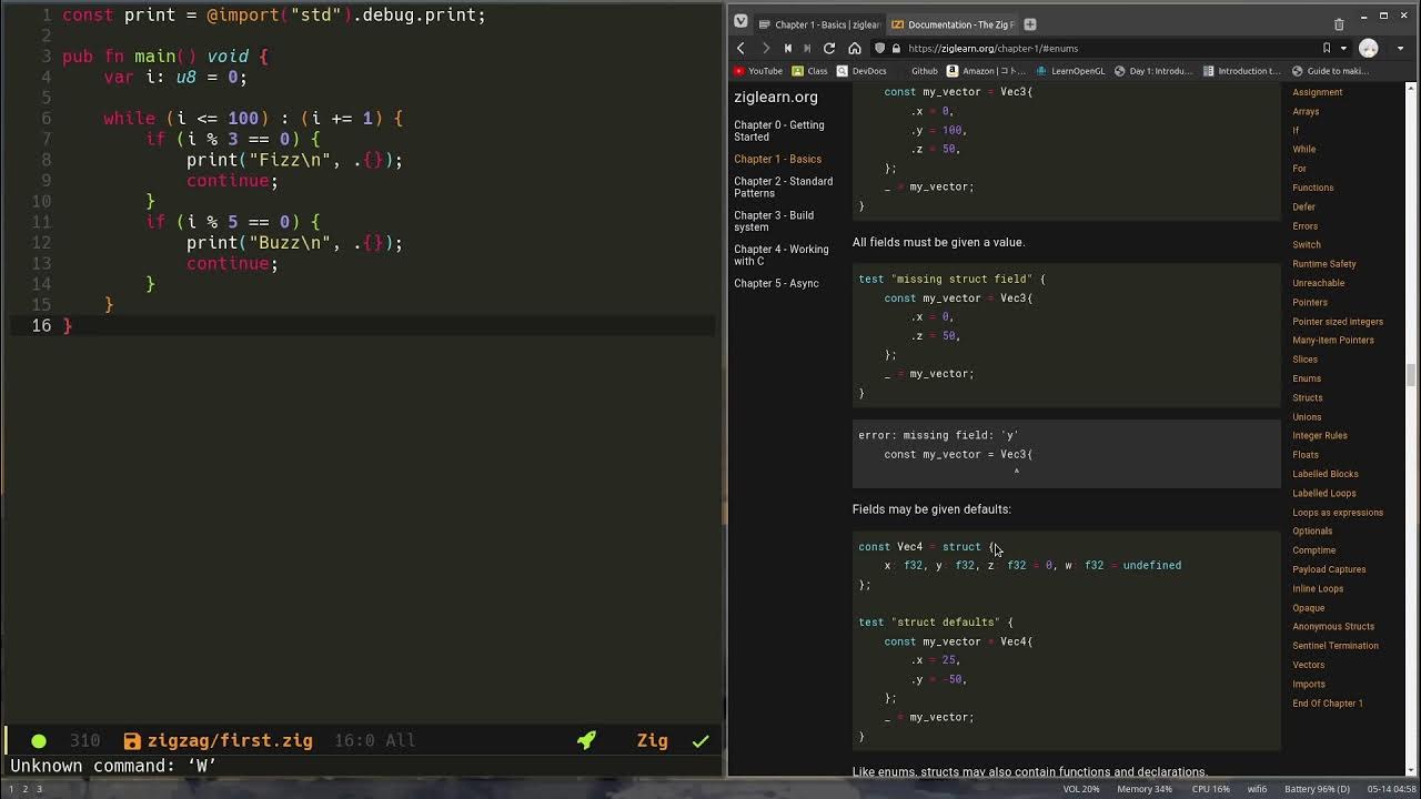 Learning Zig - YouTube