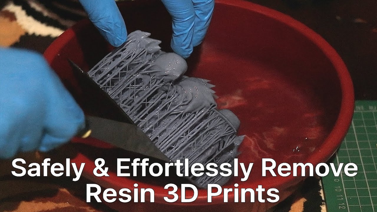 Easiest Way to Remove Stuck Resin Prints Without Damaging the Build ...