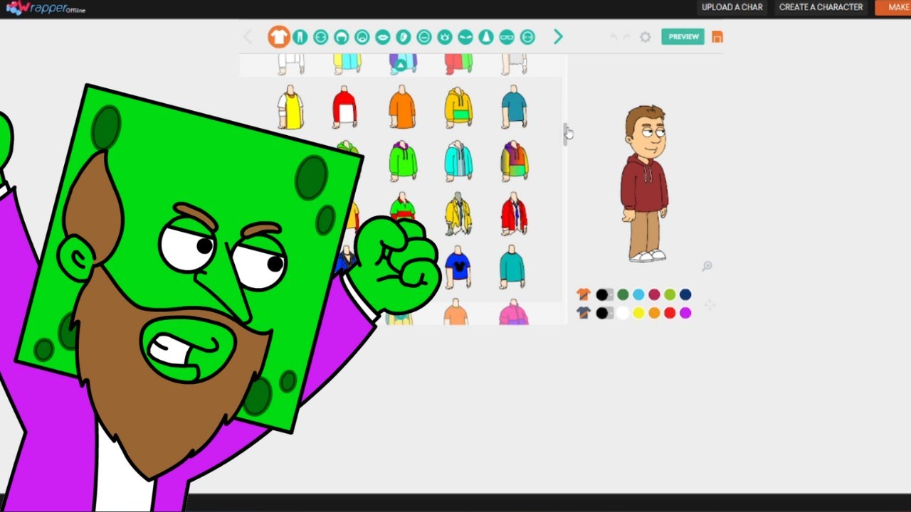 Creating a new GoAnimate Character - YouTube