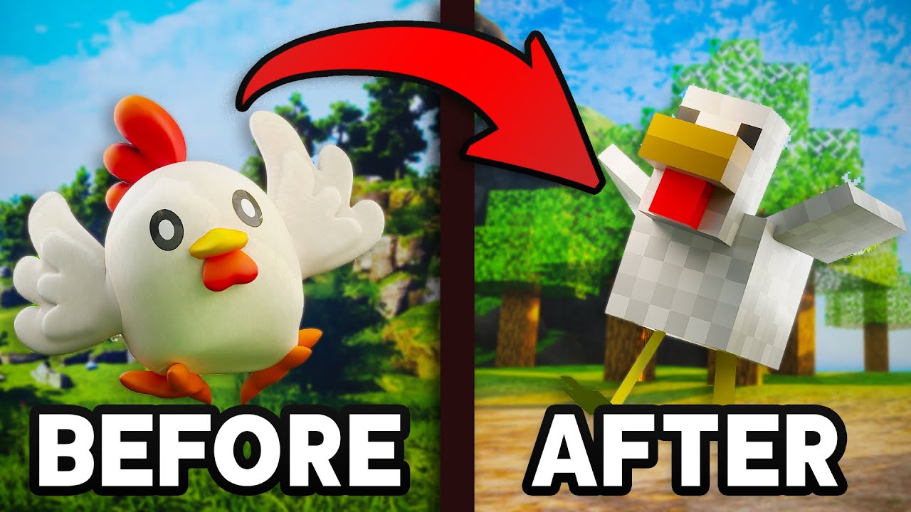 We modded Minecraft INTO Palworld - YouTube