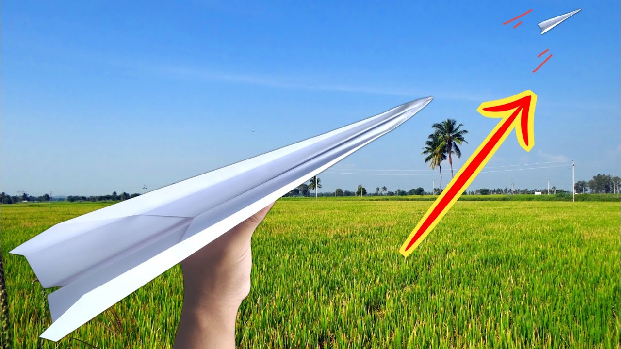 How To Fold a Paper Airplane - Paper Airplane Easy (23) - YouTube