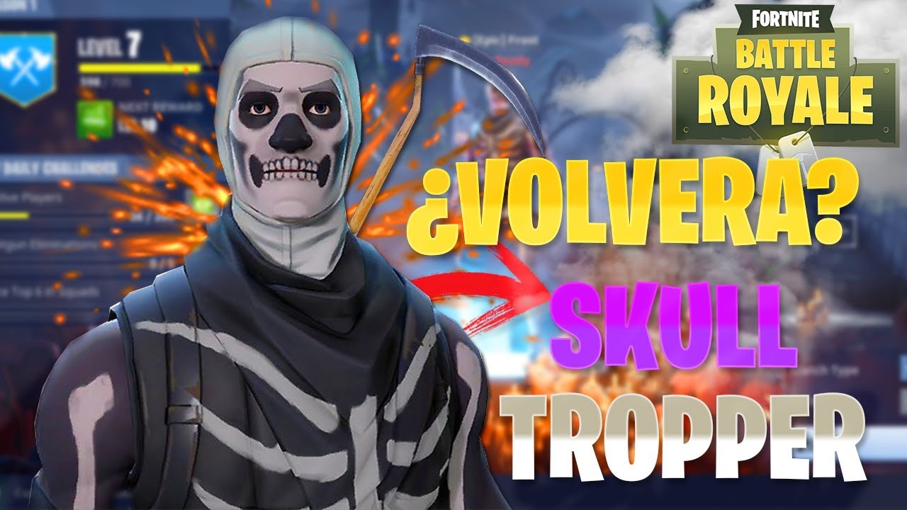 ¿VOLVERÁ EL SOLDADO CALAVERA A LA TIENDA? Fortnite Battle Royale - YouTube